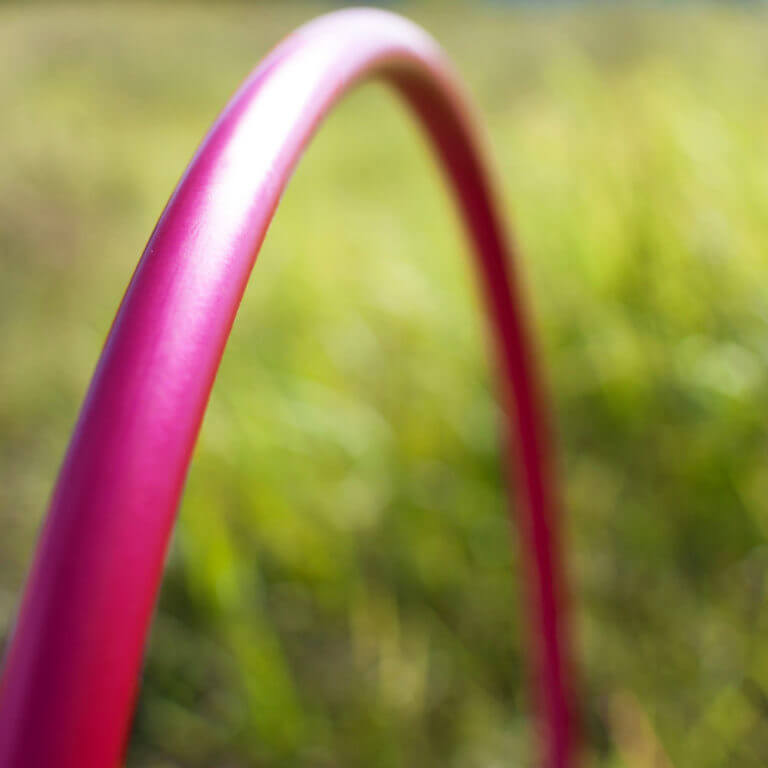 Metallic Raspberry Polypro Hoop - Moodhoops.com