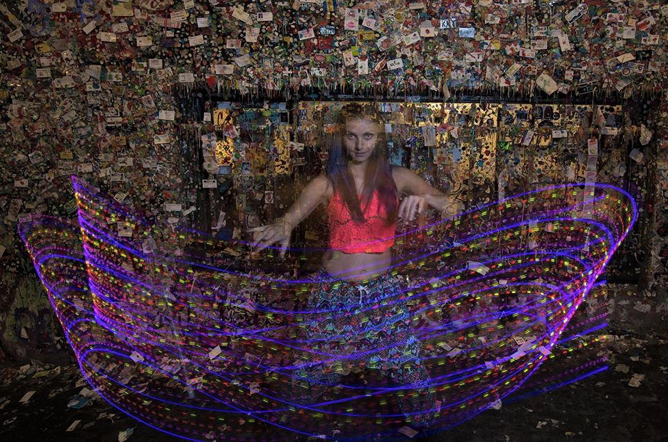 Light Painting with LED Levi Wands