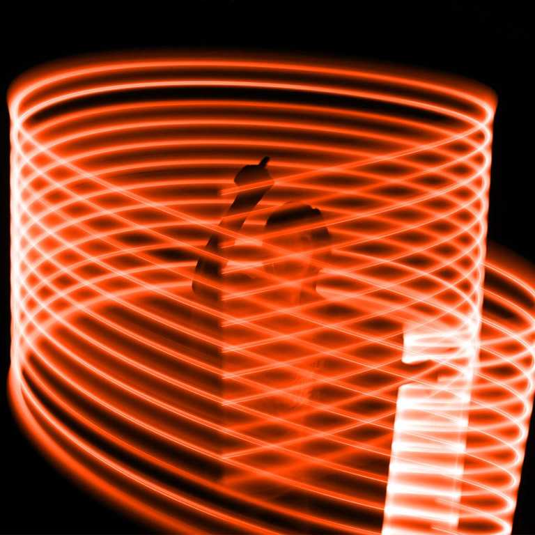 Halo LED Levi Wand, Single, Solid Color Glow - Moodhoops