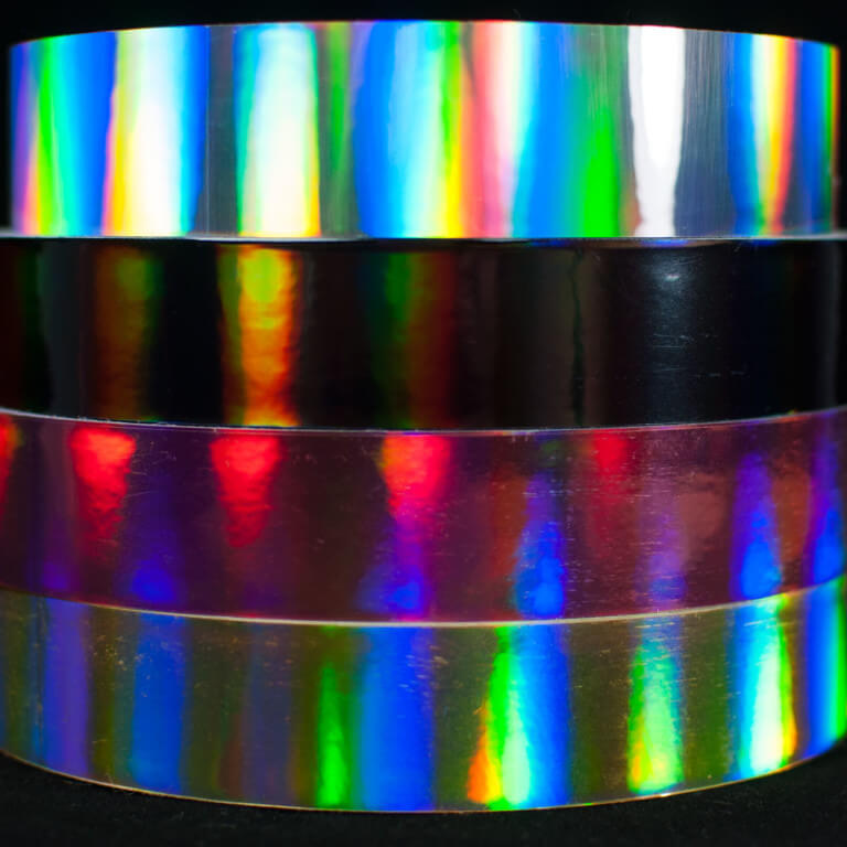 Silver Plasma Metallic Hoop Tape - Deco Hoop Tape