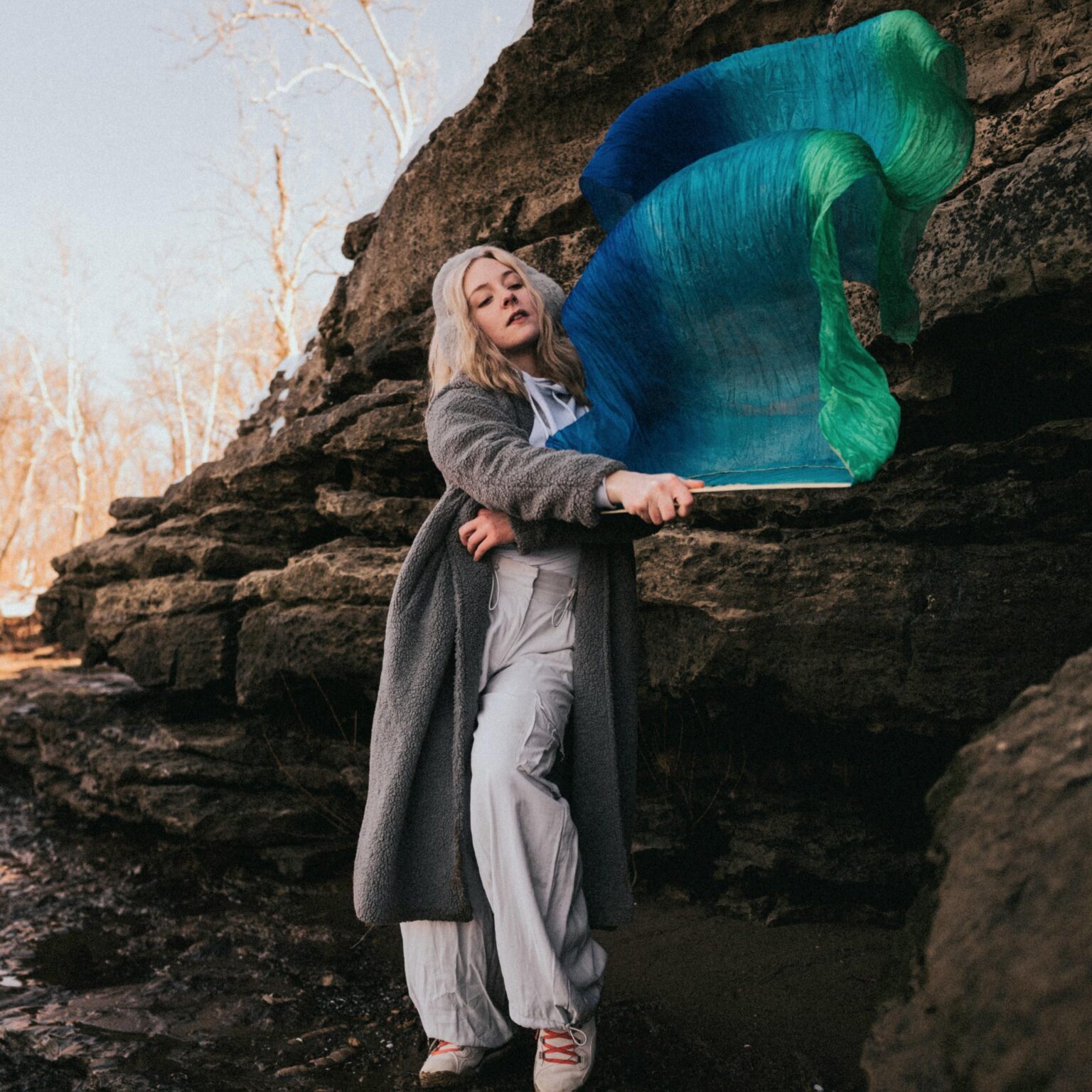 Silk Veil Fans | Elegant Dance and Flow Fans | MoodHoops