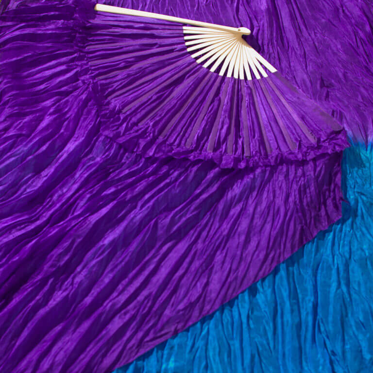 Silk Veil Fans | Elegant Dance and Flow Fans | MoodHoops