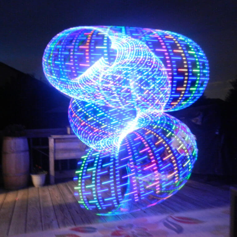 FutureHoop Pro - LED Smart Hoops in 5/8 and 3/4 tubing