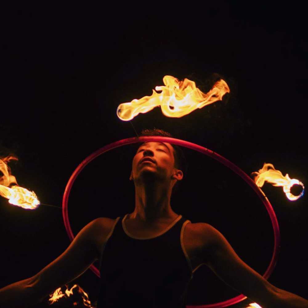 Fire Hoops and Fire Props | MoodHoops