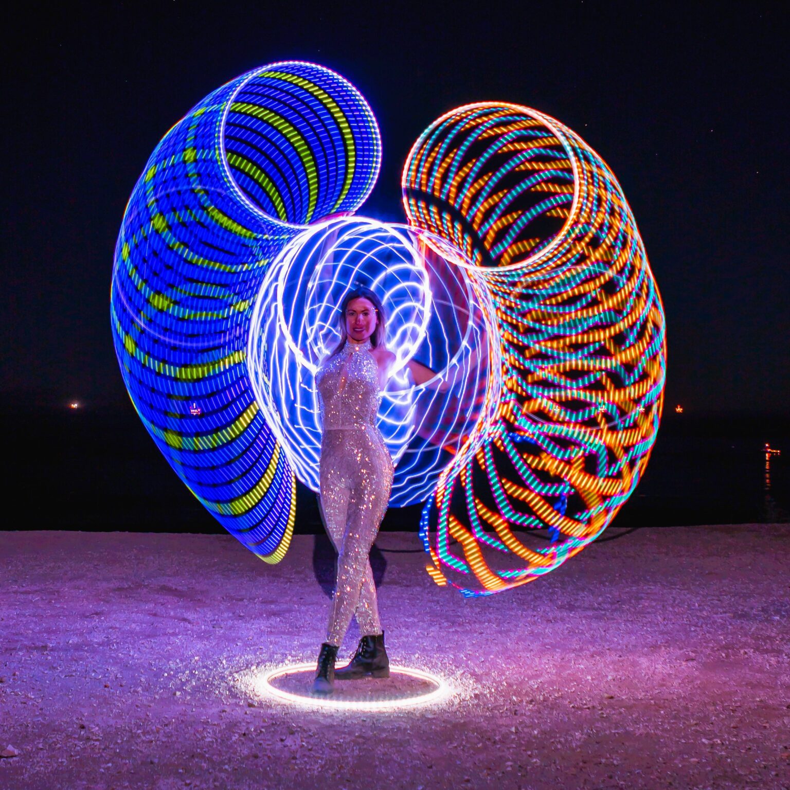 LED Hula Hoops Create Stunning Visual Flow | MoodHoops