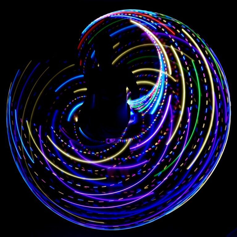 Blaze LED hoop - LED Hoops by MoodHoops.com