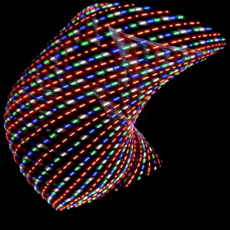 Bohemia LED hula hoop - by MoodHoops.com