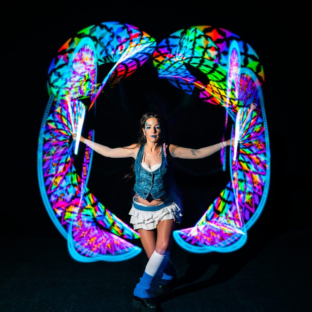 LED Poi Sticks - Next Generation Pixel Poi by MoodHoops