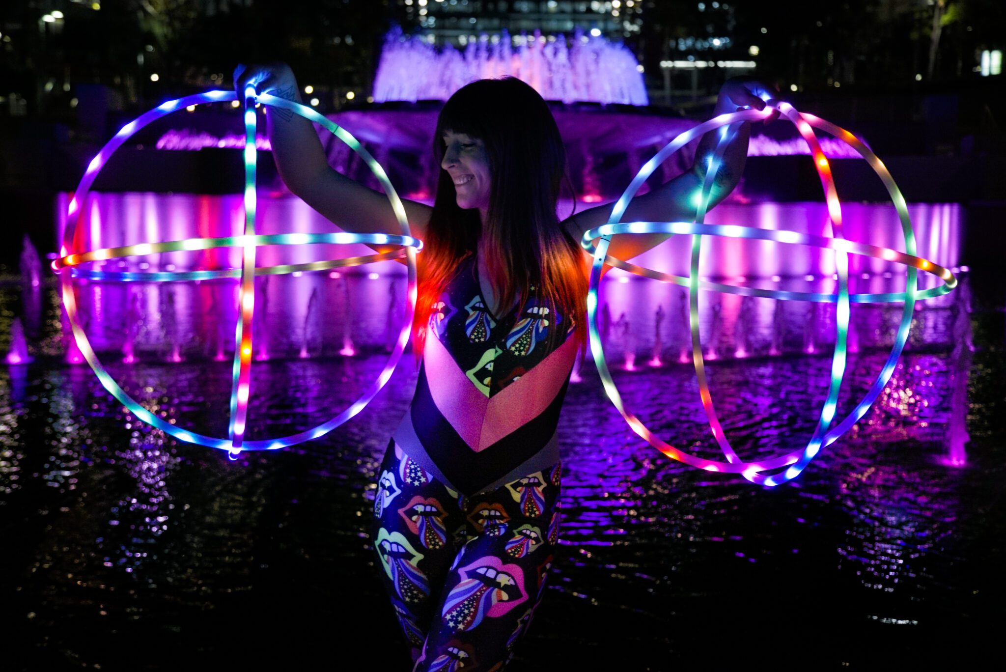 PixelHoop - budget LED Smart Hoop with remote control