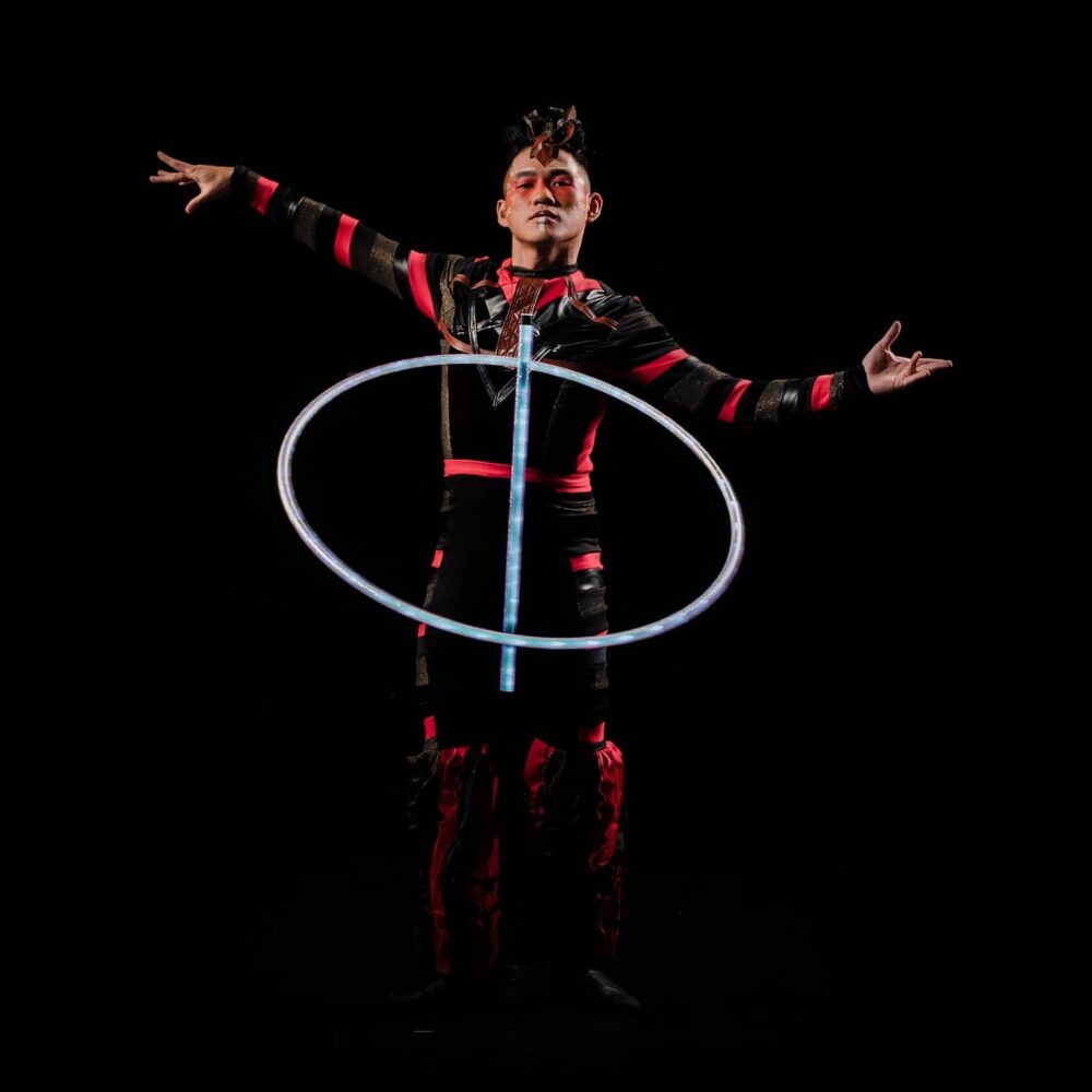 Halo LED Levi Wand, Single, Solid Color Glow - Moodhoops