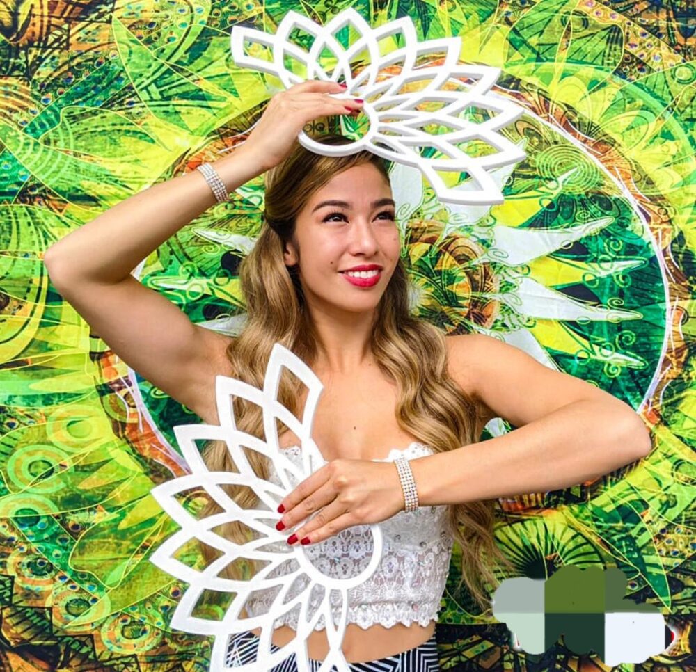 Sunflower Practice Flow Fans – Tough & Balanced - Moodhoops