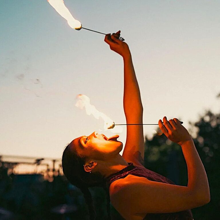 Fire Hoops and Fire Props | MoodHoops